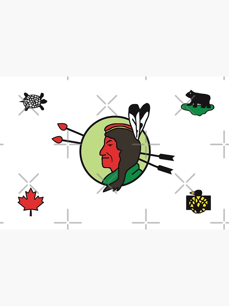 "Odanak First Nation Abenaki Flag Quebec Canada Aboriginal Natives HD ...