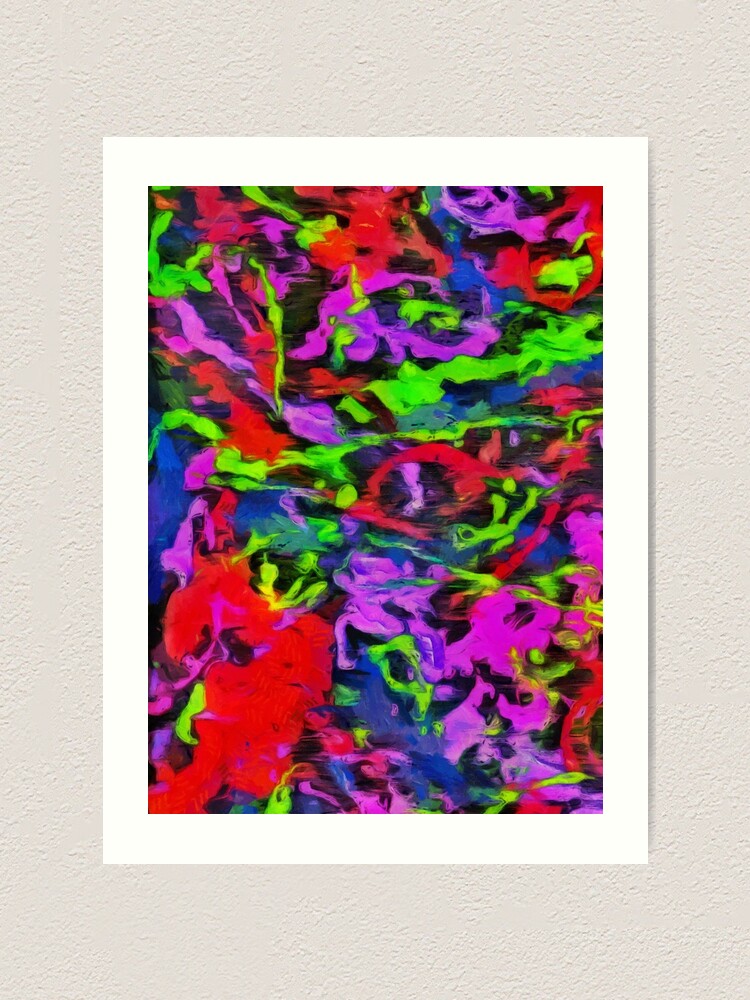 "Messy Paint" Art Print for Sale by CMR-1 | Redbubble