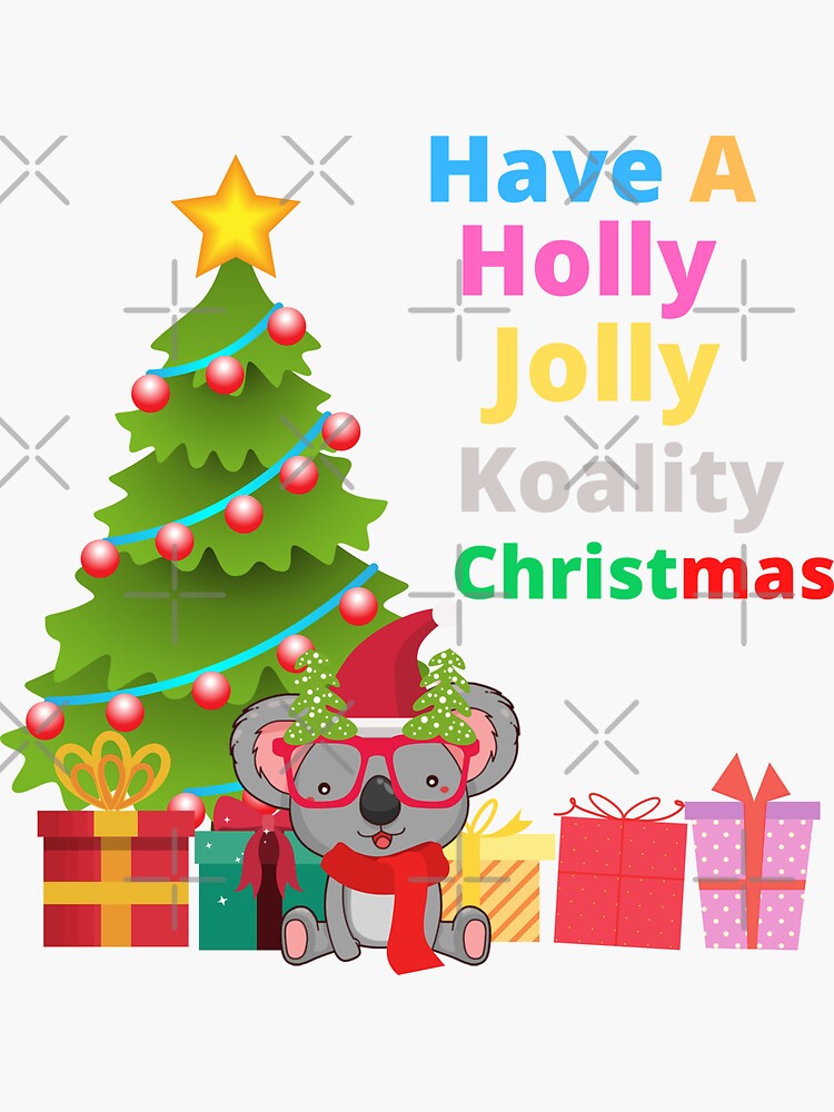 "Koality Christmas" Sticker for Sale by TheAnimalZ00 | Redbubble