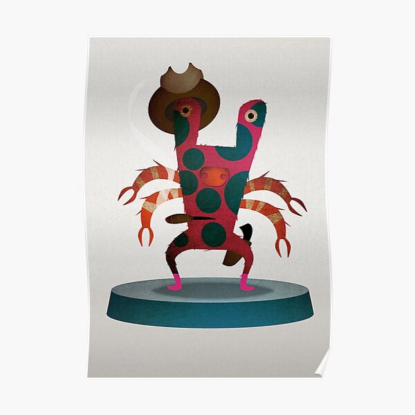 "Larry Monster" Poster by davidwildish | Redbubble