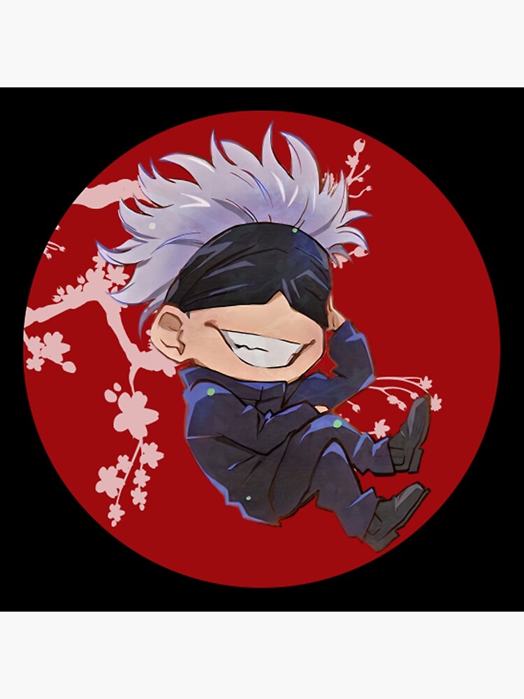 Lámina fotográfica «Jujutsu Kaisen: Sat0ru Guju (Chibi) Círculo rojo ...