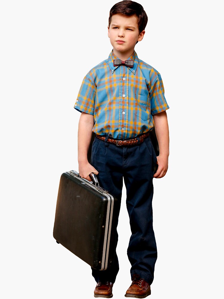 "Young Sheldon" Sticker for Sale by emmmcc | Redbubble