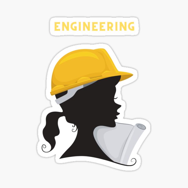 "Engineering Women " Sticker for Sale by sarahtahseen | Redbubble