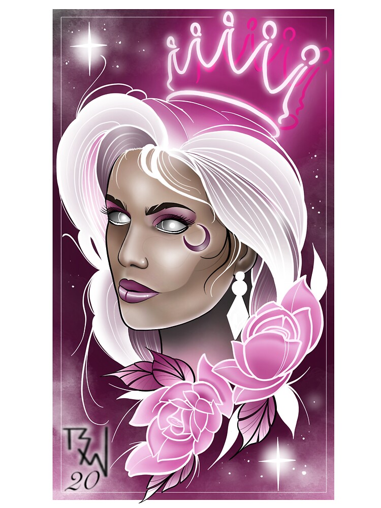 "Pink Princess" Sticker for Sale by tattoosbyrocket | Redbubble