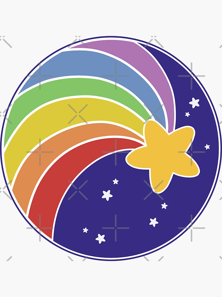 "Rainbow Star" Sticker by AmbsArt | Redbubble