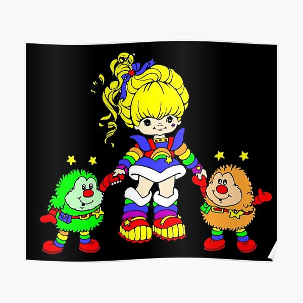"rainbow brite" Poster for Sale by BatrenaEG | Redbubble