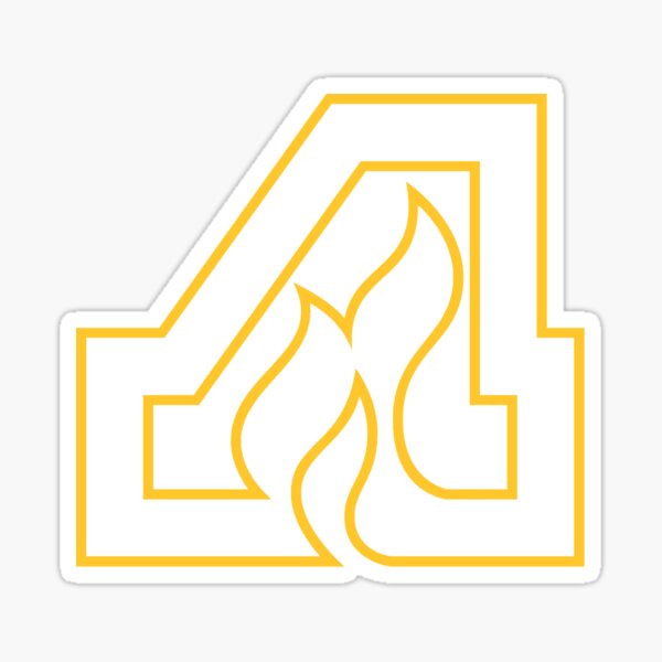 "Atlanta Flames Logo" Sticker by VintageHockey | Redbubble