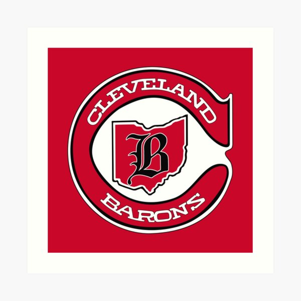 "Cleveland Barons Logo" Art Print by VintageHockey | Redbubble