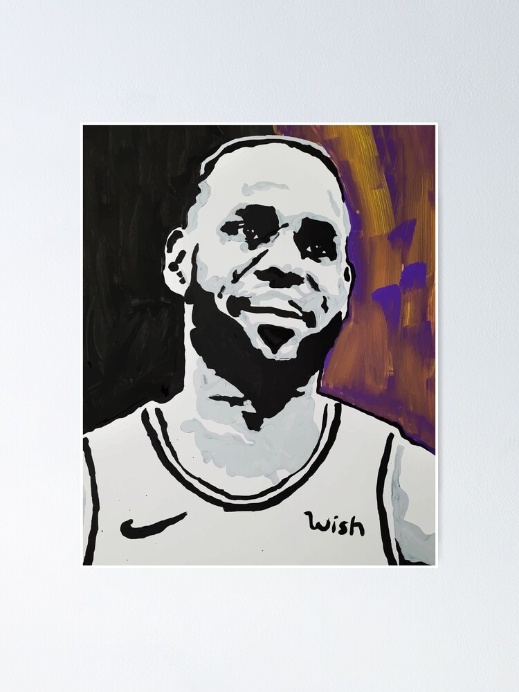 "LeBron James (TIME Magazine Cover)" Poster for Sale by TylerGordon ...
