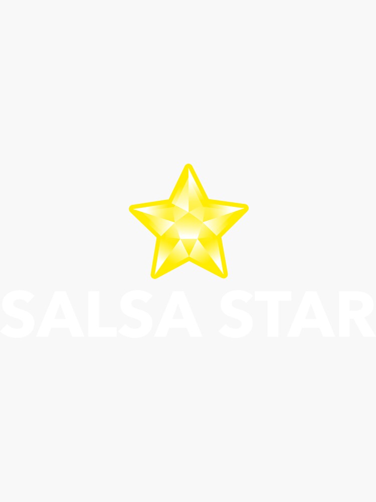 "Salsa star" Sticker for Sale by AlbertoC10 | Redbubble