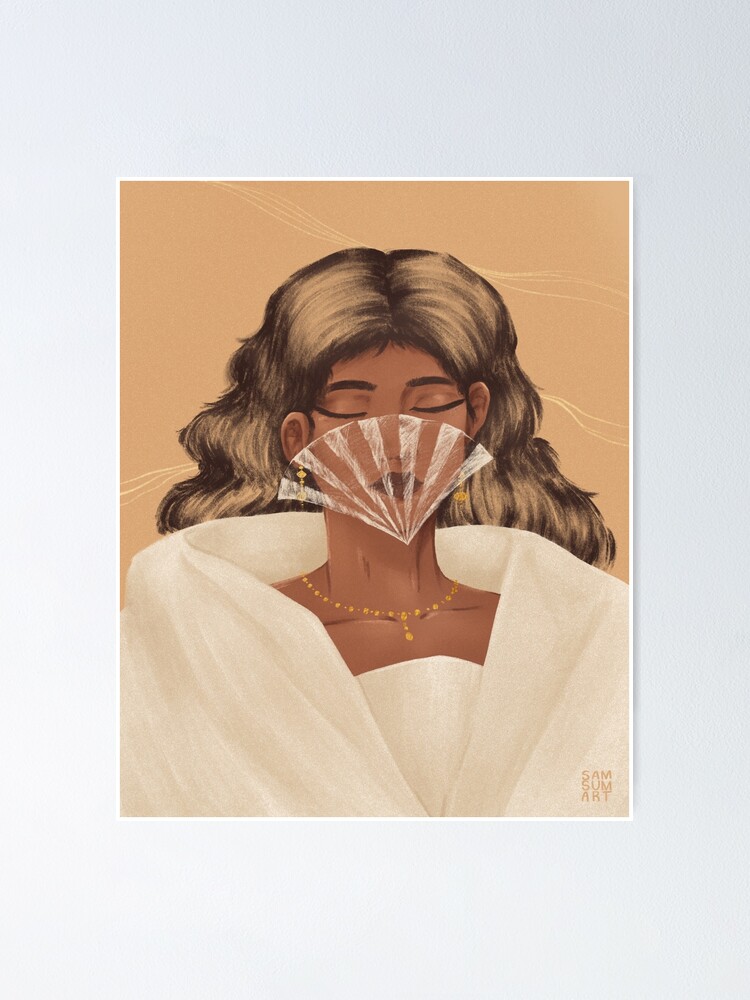 "Pamaypay Filipiniana" Poster for Sale by samsum | Redbubble