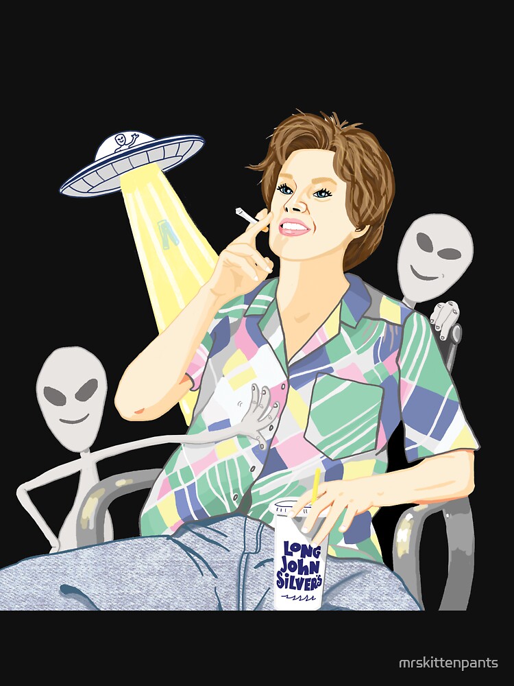 "SNL Ms Rafferty Alien Abduction - Long John" Classic T-Shirt for Sale ...