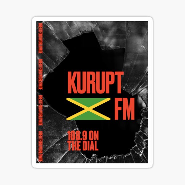 "Kurupt FM" Sticker by Off-BrandInc | Redbubble