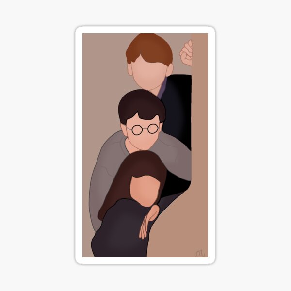 Golden Trio Stickers | Redbubble