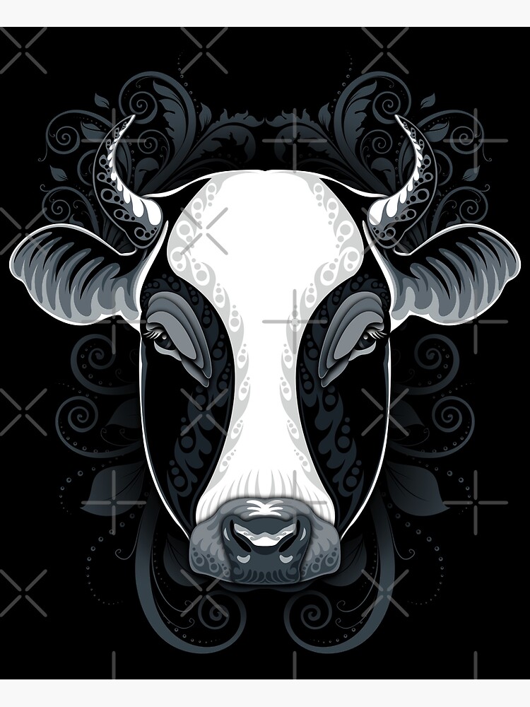 "OX Head Front" Poster by HexOne | Redbubble