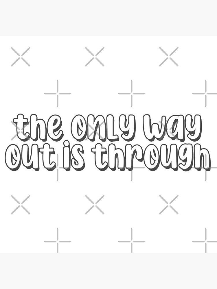 "The only way out is through bojack todd chavez" Canvas Print for Sale ...