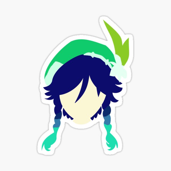 "Venti Genshin" Sticker for Sale by BagelsxKanata | Redbubble