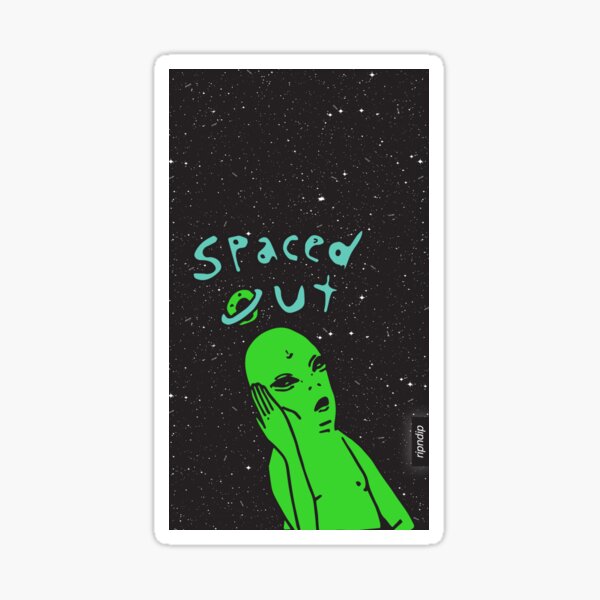 "Spaced Out" Sticker for Sale by MEC02 | Redbubble