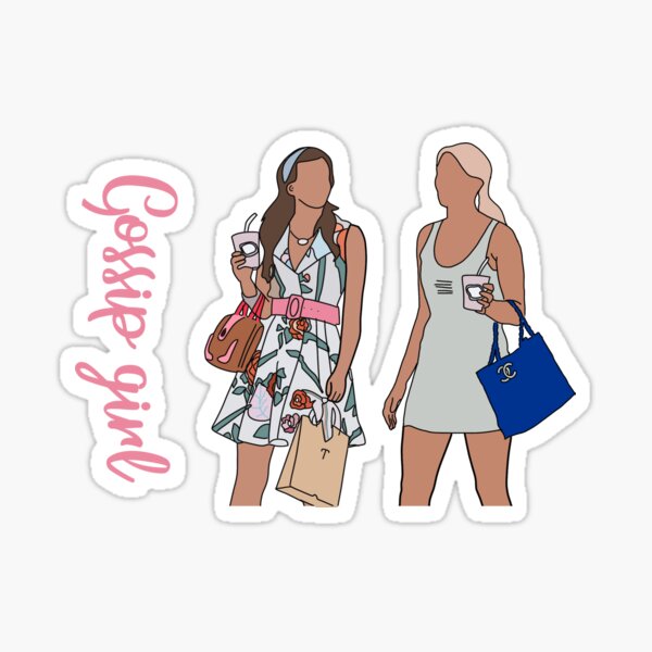 "Two pretty girls " Sticker for Sale by hodlital | Redbubble