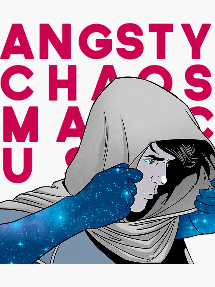 "angsty chaos magic user" Sticker for Sale by novakstiels | Redbubble