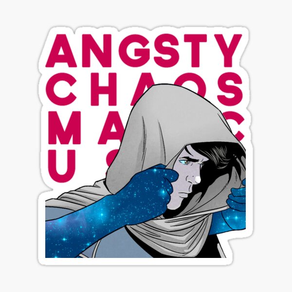 "angsty chaos magic user" Sticker for Sale by novakstiels | Redbubble