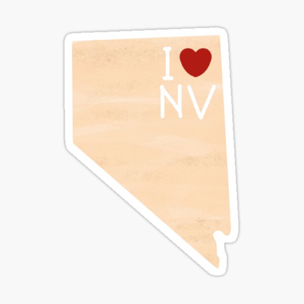 "Nevada NV State Watercolor" Sticker for Sale by owliedesign | Redbubble