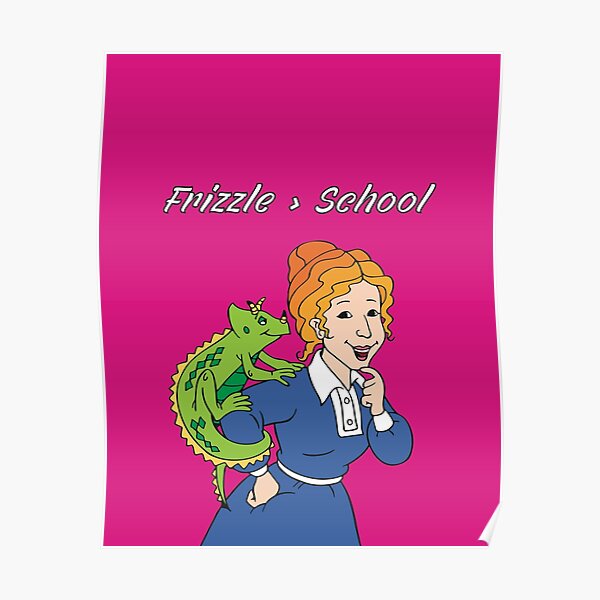 "Frizzle > School Pink" Poster by llier4 | Redbubble
