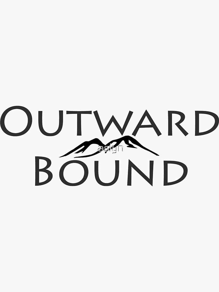 "Outward bound " Sticker by aslyn | Redbubble