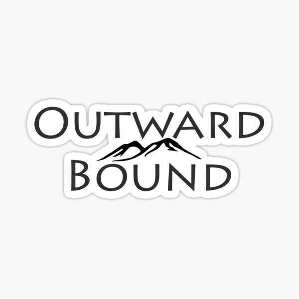 "Outward bound " Sticker by aslyn | Redbubble