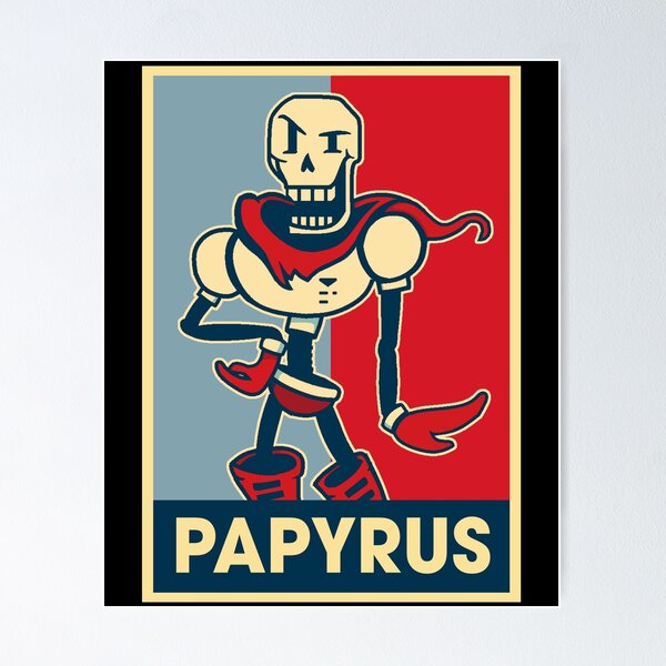 "Classic Undertale Game Character Papyrus" Poster for Sale by ...