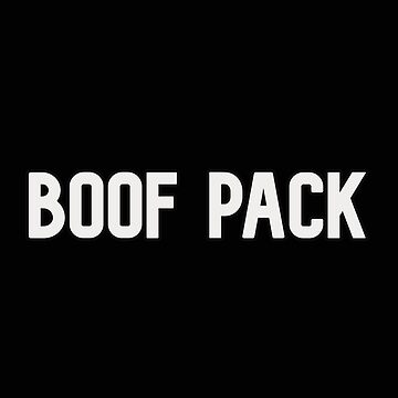 "BOOF PACK" Sticker for Sale by jaycambridge | Redbubble