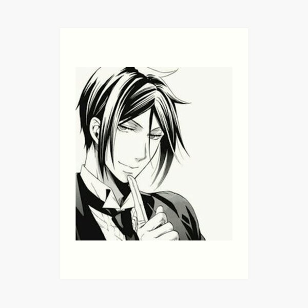 "Black Butler sebastian michaelis" Art Print for Sale by harddantte ...