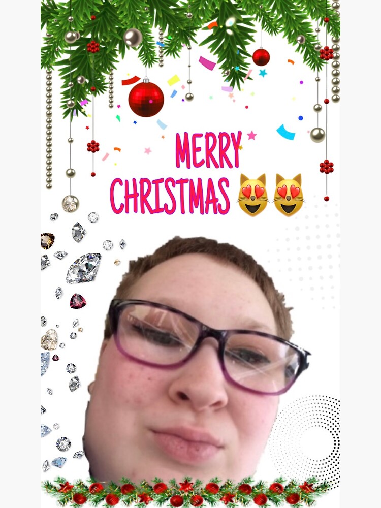 "Miranda Cooper Chirstmas Card Greetings" Sticker for Sale by swekswek ...