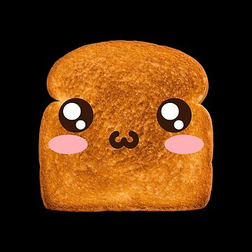 "Uwu. - Happy Toast" Sticker for Sale by Redga | Redbubble