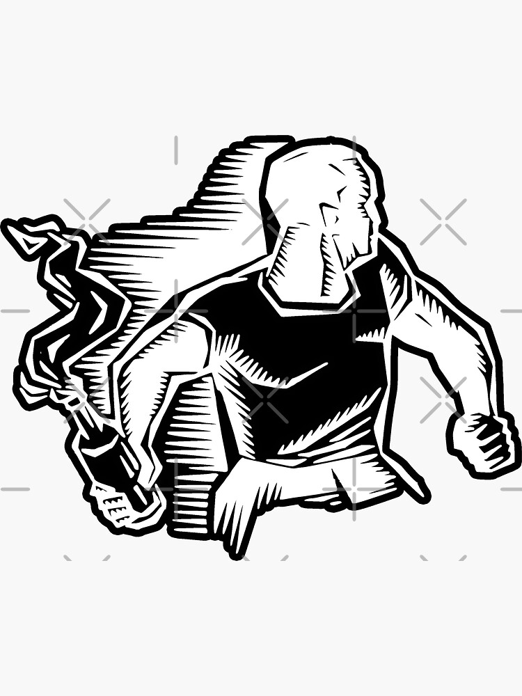 "Molotov Cocktail" Sticker for Sale by EddieBalevo | Redbubble