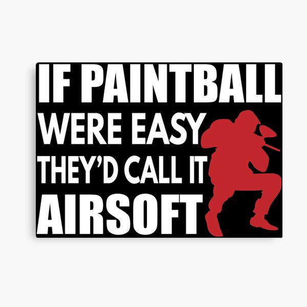 Paintball Canvas Prints | Redbubble