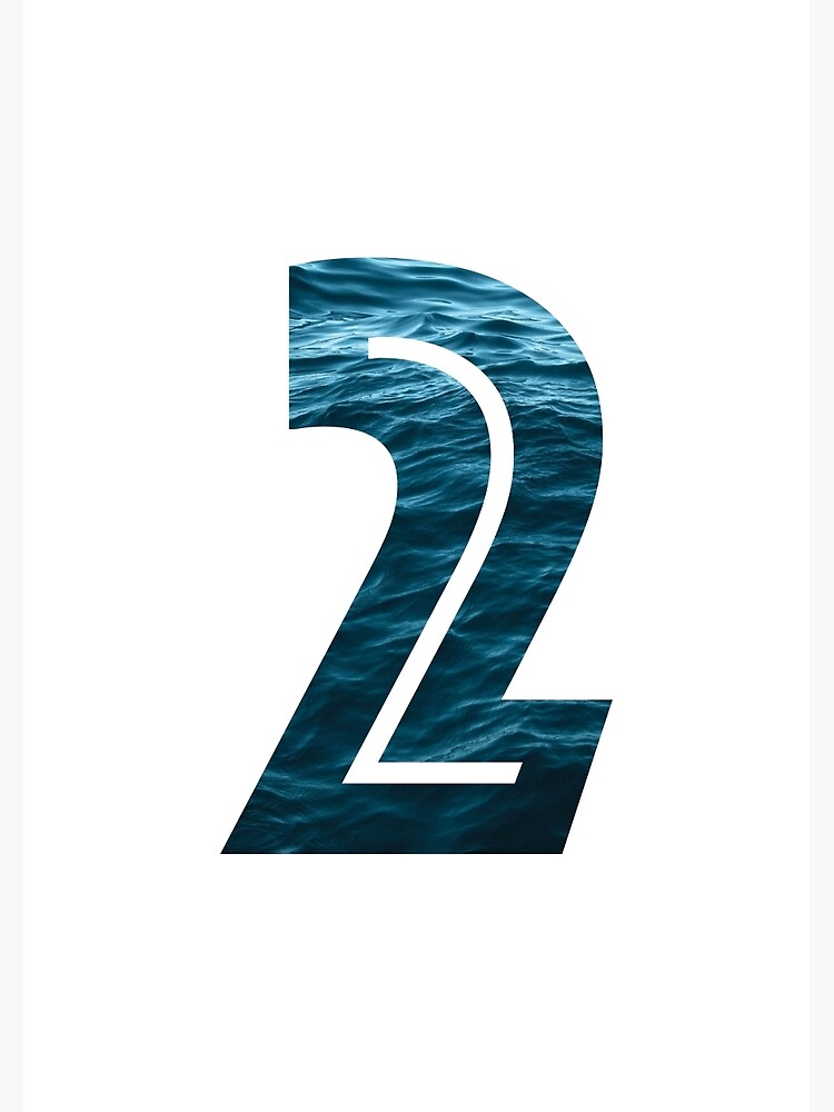 "Number 2 - Ocean" Poster by alphamike | Redbubble