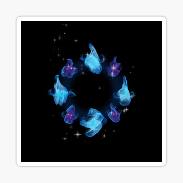 "Wisp Wheel" Sticker by alyssuminpurple | Redbubble