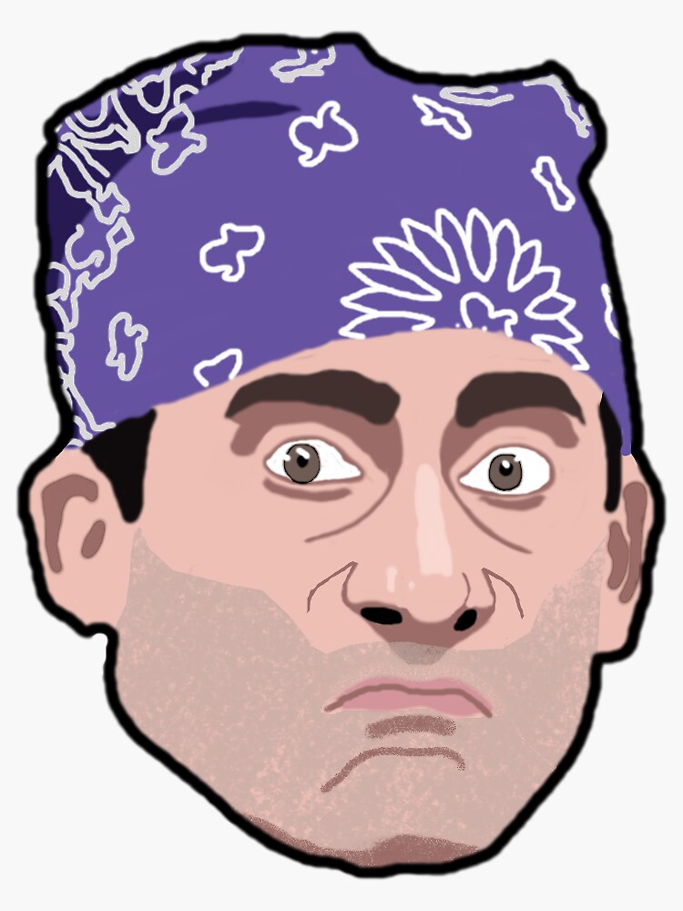 "Prison Mike Mini Head" Sticker by RNesbitt | Redbubble
