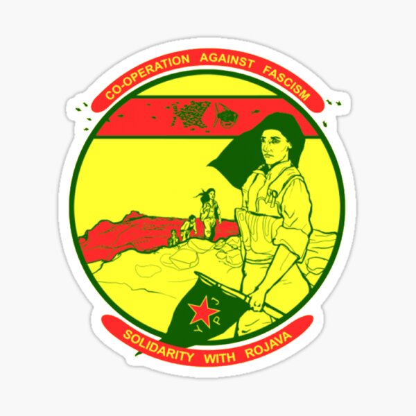 "Rojava YPJ Flag Design" Sticker by henri247 | Redbubble