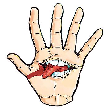 "cursed hand" Sticker for Sale by kozmiclatte | Redbubble