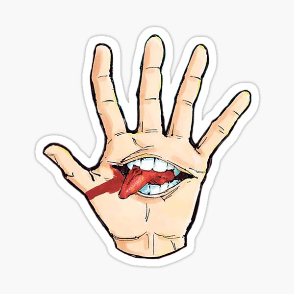 "cursed hand" Sticker for Sale by kozmiclatte | Redbubble