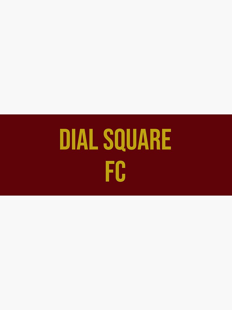"DIAL SQUARE FC" Sticker by n1kolas | Redbubble