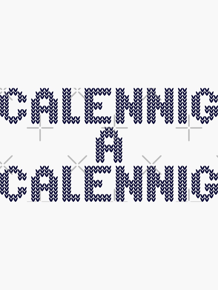 "Calennig a Calennig" Sticker by Glaslyn | Redbubble