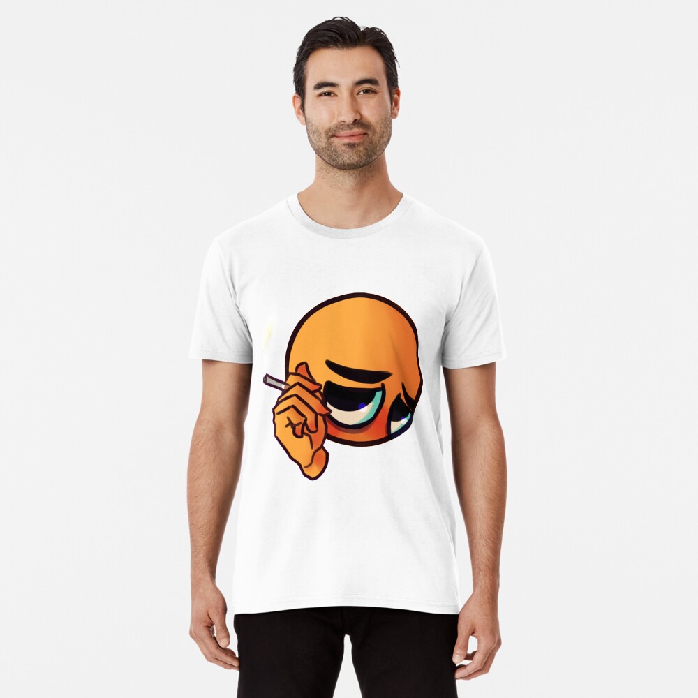 "defeated seductive smoking emote emoji" Sticker for Sale by ...