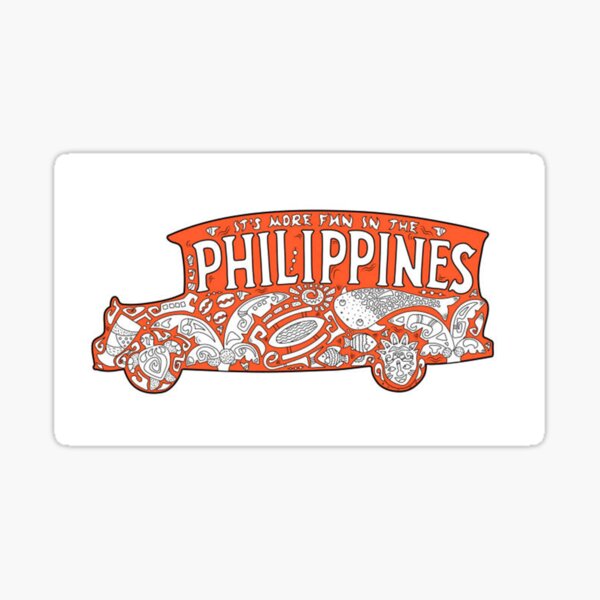 "Philippine Jeepney" Sticker for Sale by findsbyjune374 | Redbubble