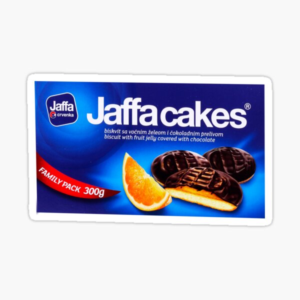 "Jaffa Cakes | Serbian Cookie Treat Snack" Sticker for Sale by ...