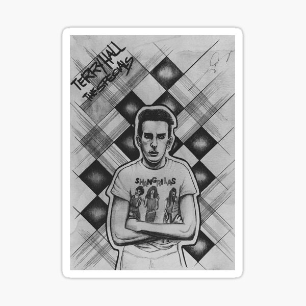 "Terry Hall" Sticker for Sale by nadyapuspa | Redbubble