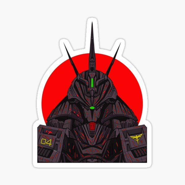 "Sazabi mobile suite dark mode" Sticker for Sale by Fafl-Studio | Redbubble