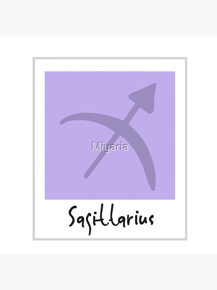 "Zodiac Sign Test - Sagittarius (with your power color)" Poster by ...